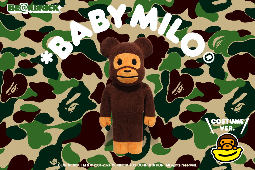 BABY MILO® COSTUME VER. BE@RBRICK – us.bape.com