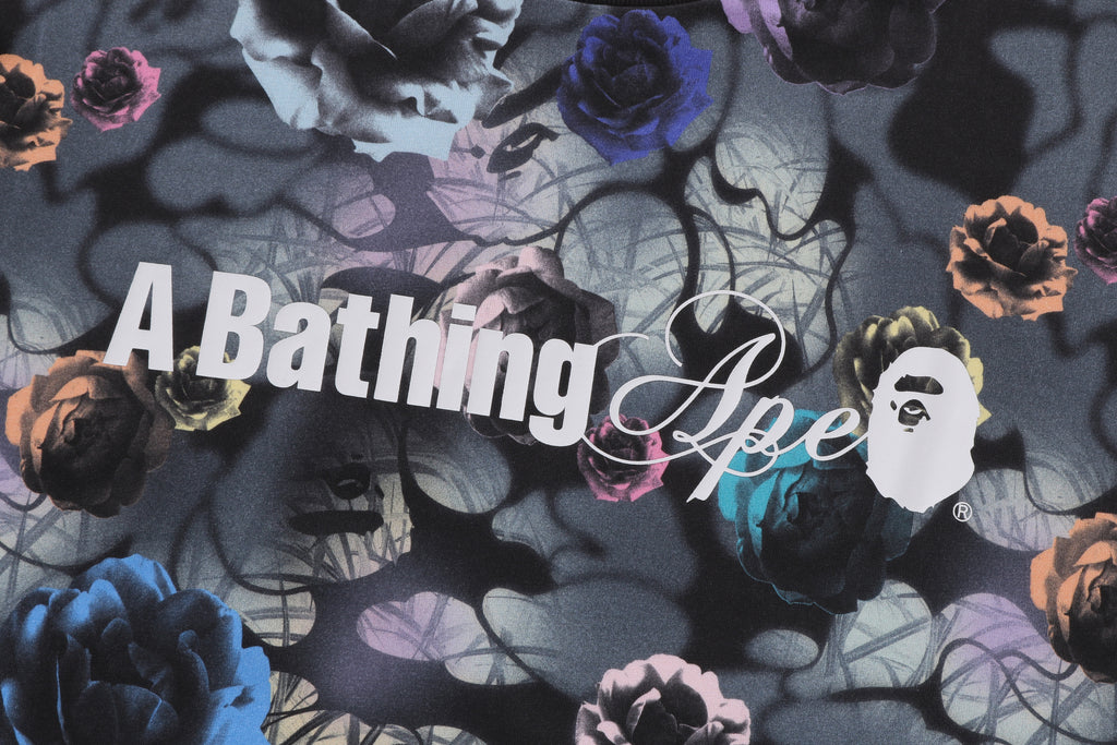 FLORAL CAMO LOGO RELAXED FIT TEE MENS – us.bape.com