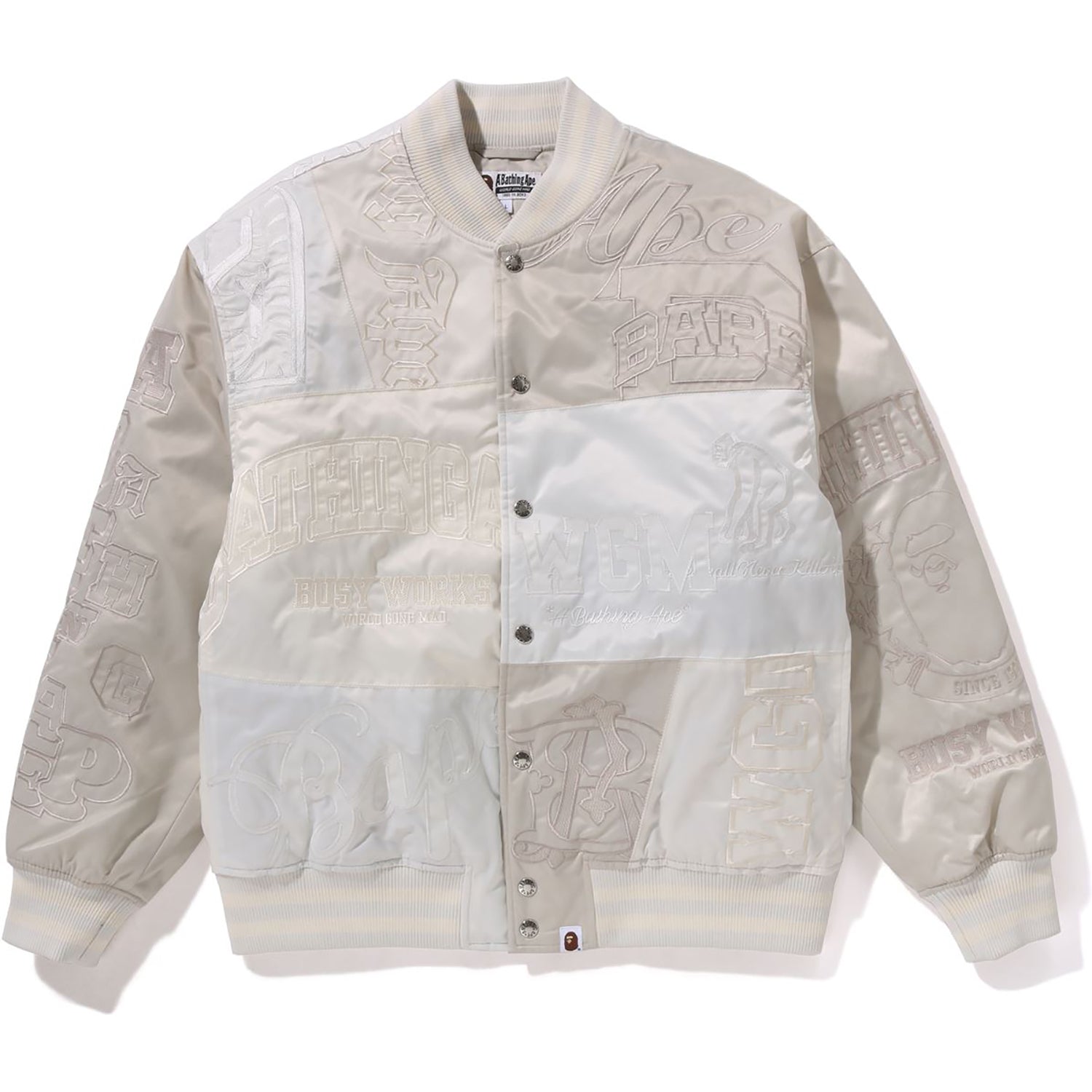 PATCHWORK VARSITY JACKET MENS – us.bape.com