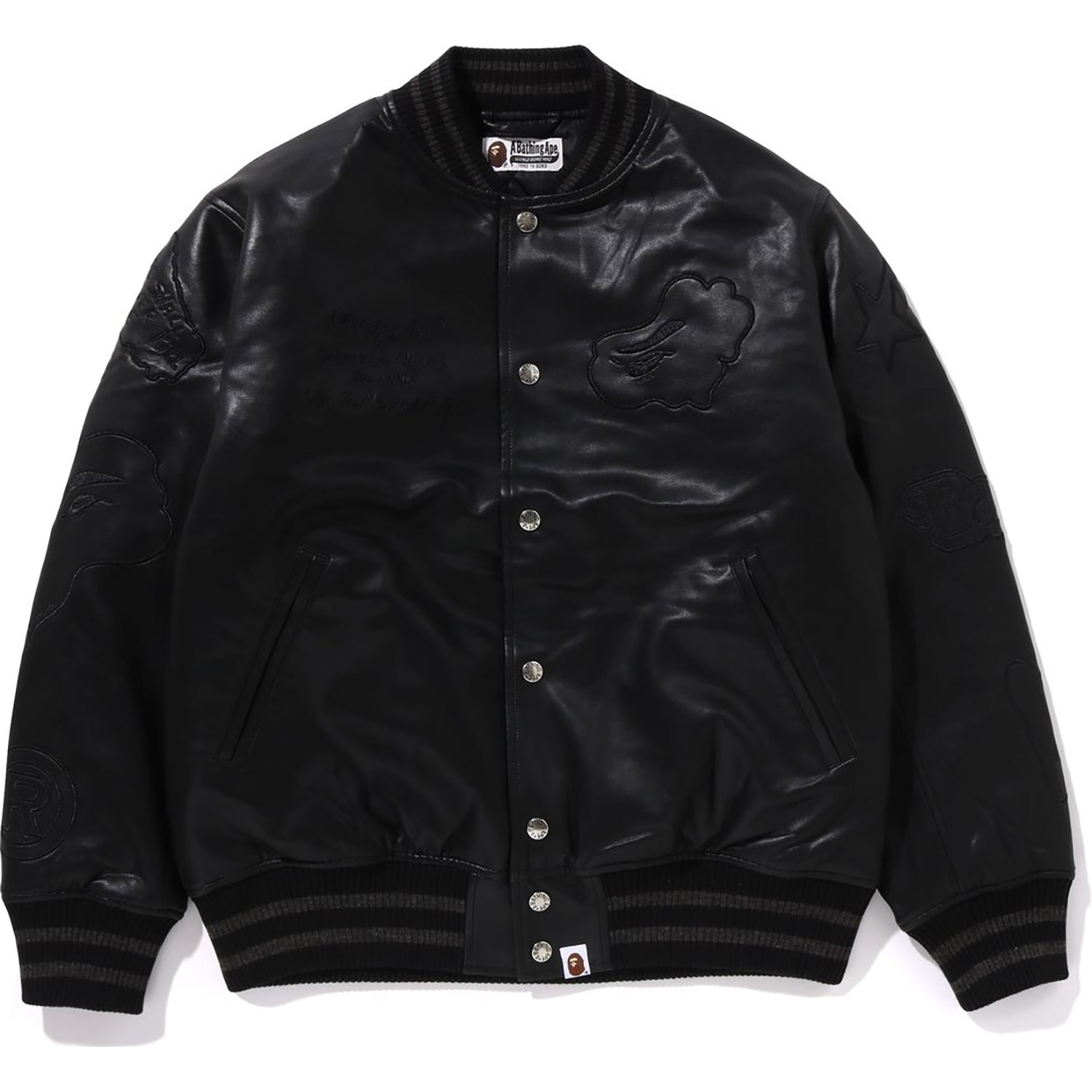 MULTI LOGO VARSITY JACKET LADIES – us.bape.com