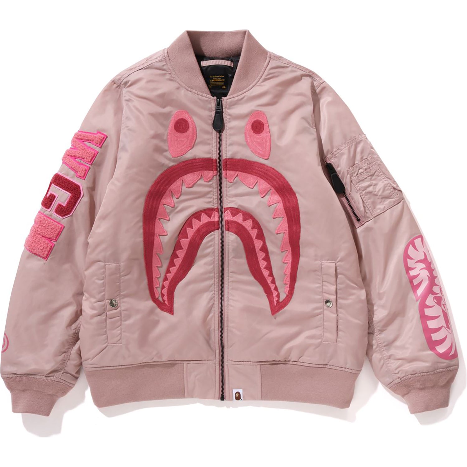 SHARK NYLON TWILL MA-1 LADIES – us.bape.com