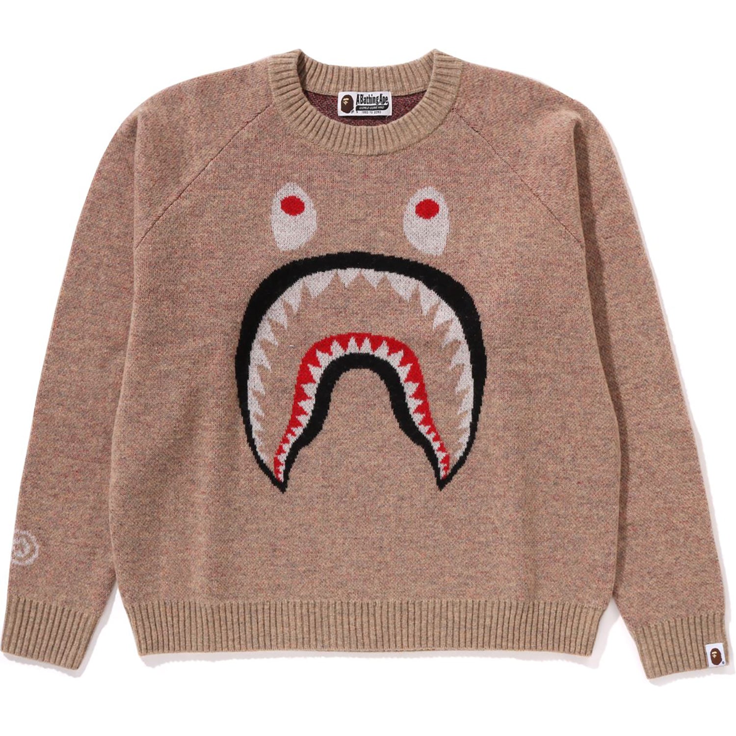 SHARK WOOL MIX SWEATER LADIES – us.bape.com