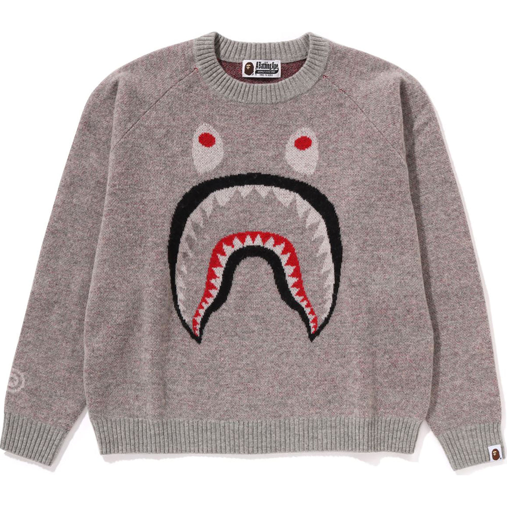 SHARK WOOL MIX SWEATER LADIES – us.bape.com