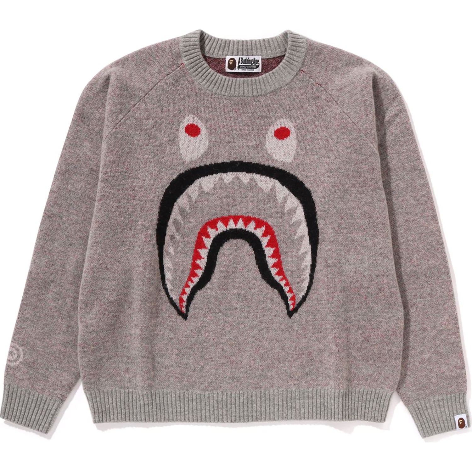 SHARK WOOL MIX SWEATER LADIES – us.bape.com