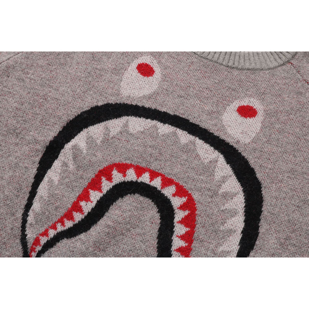 SHARK WOOL MIX SWEATER LADIES – us.bape.com