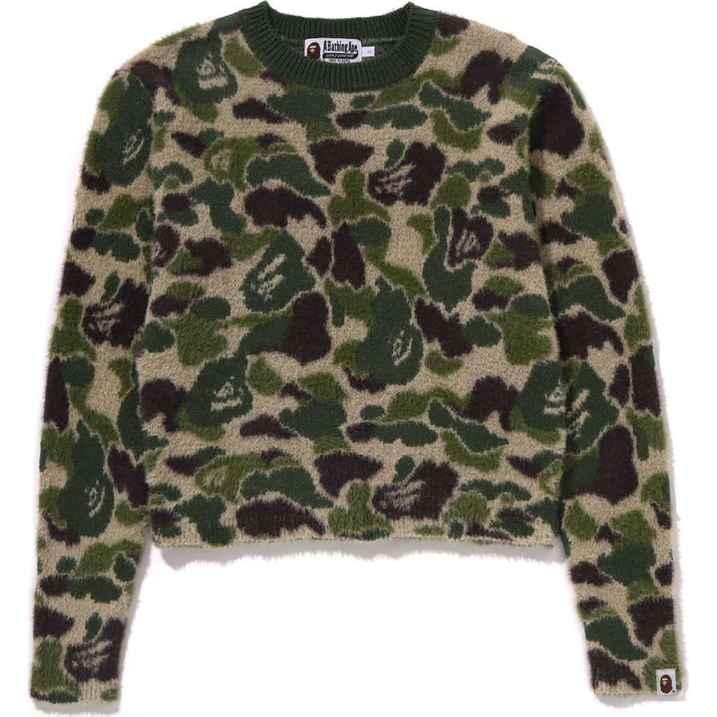 BAPE Women’s ABC CAMO Shaggy Sweater Cozy Plush Regular Fit 2025 – us ...