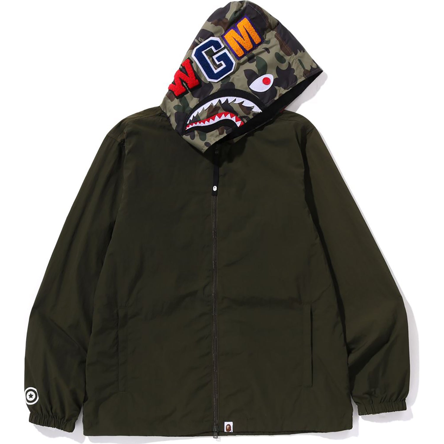 1ST CAMO SHARK HOODIE JACKET MENS – us.bape.com