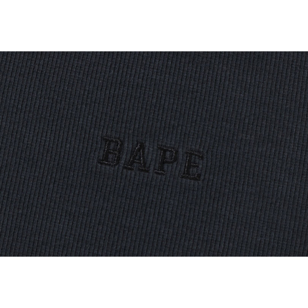 BAPE Pigment Dyed Cut Out Rib Long Sleeve Tee - Women's Designer T ...
