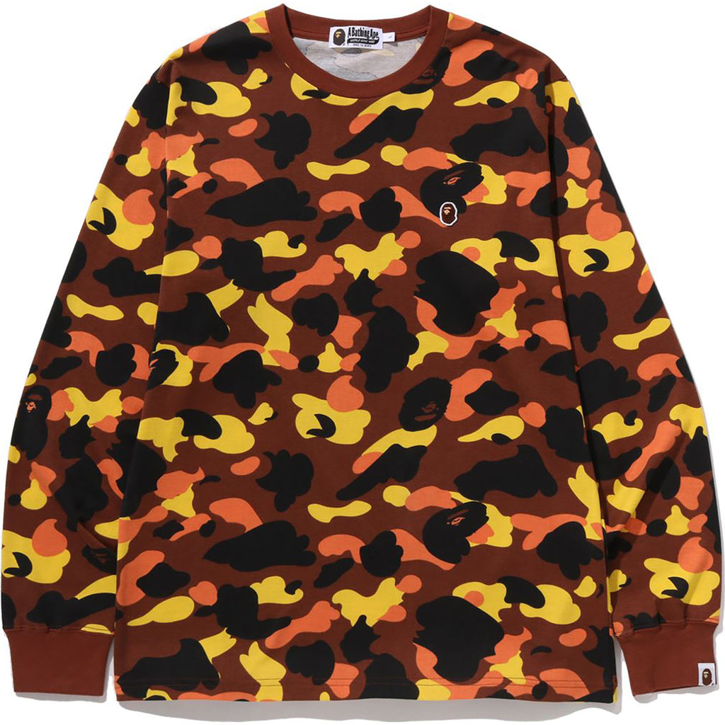 1ST CAMO ONE POINT Long Sleeve Tee - Men's Cotton Shirt | BAPE – us ...