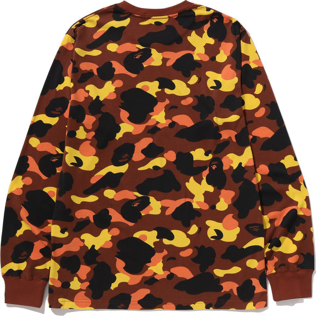1ST CAMO ONE POINT Long Sleeve Tee - Men's Cotton Shirt | BAPE – us ...