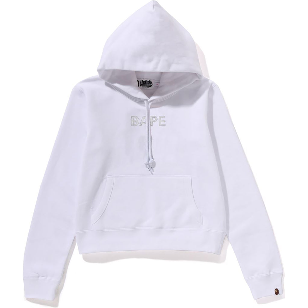 CRYSTAL BAPE PULLOVER HOODIE LADIES – us.bape.com