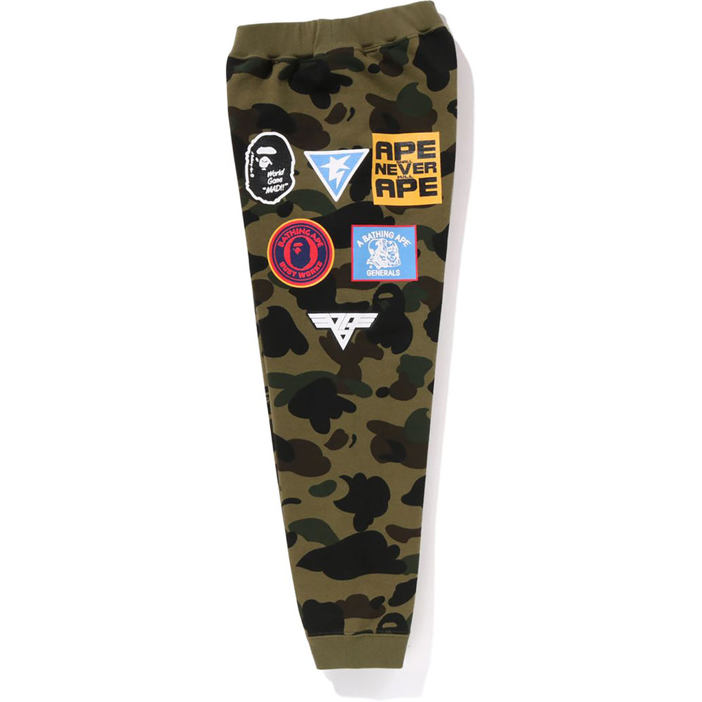 1ST CAMO PATCH PRINT SWEAT PANTS KIDS – us.bape.com