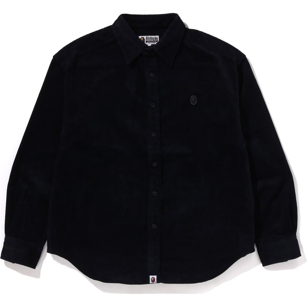 ONE POINT CORDUROY L/S SHIRT MENS – us.bape.com