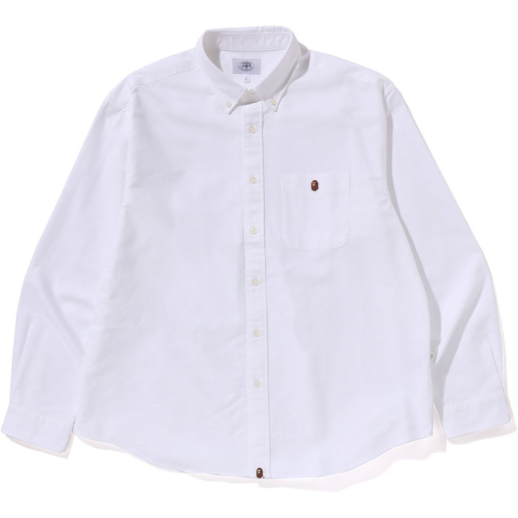 ONE POINT OXFORD LS SHIRT MENS – us.bape.com