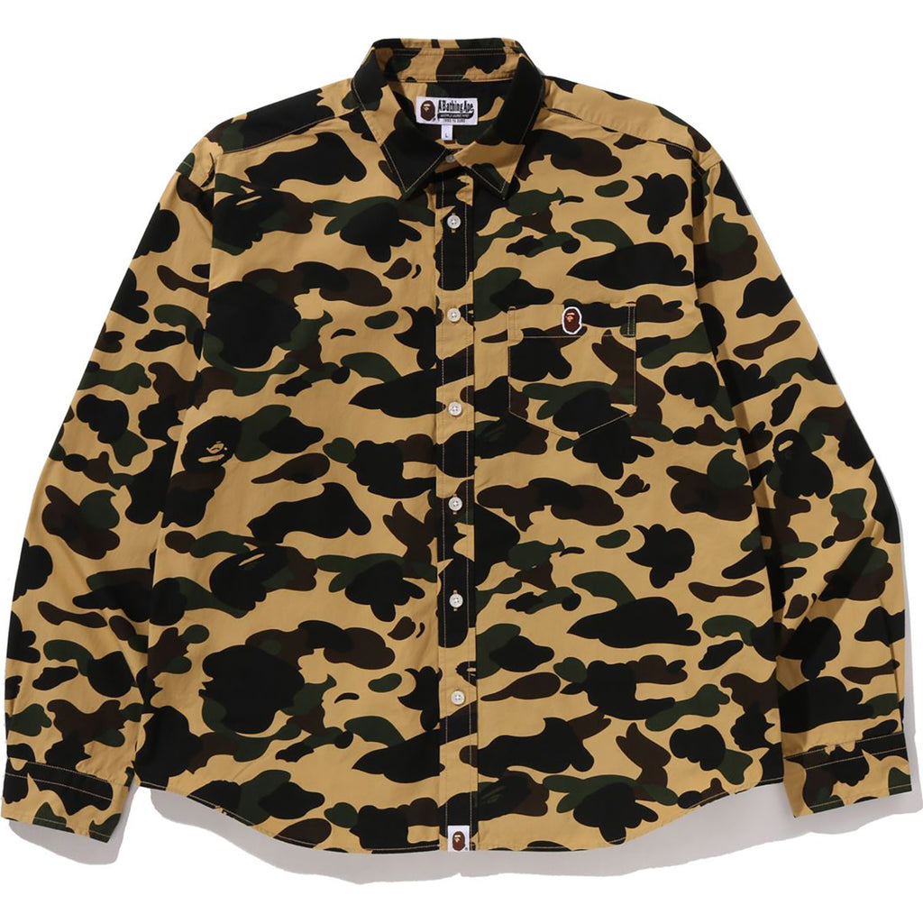 BAPE Men's - 1ST CAMO ONE POINT Relaxed Fit LS Shirt | FW 2025 – us ...