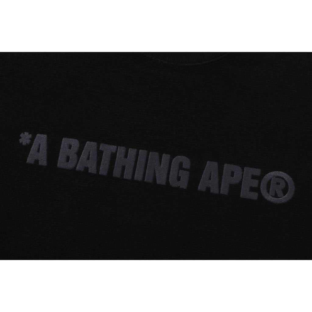 BATHING APE LOGO RELAXED FIT CREWNECK SWEATSHIRT MENS – us.bape.com