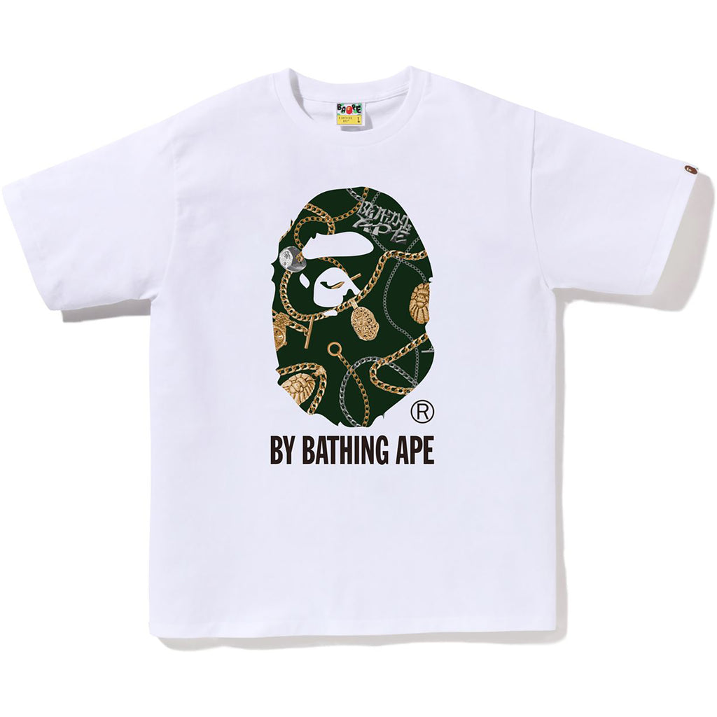 BAPE MENS JEWELS PATTERN BY BATHING APE TEE – us.bape.com