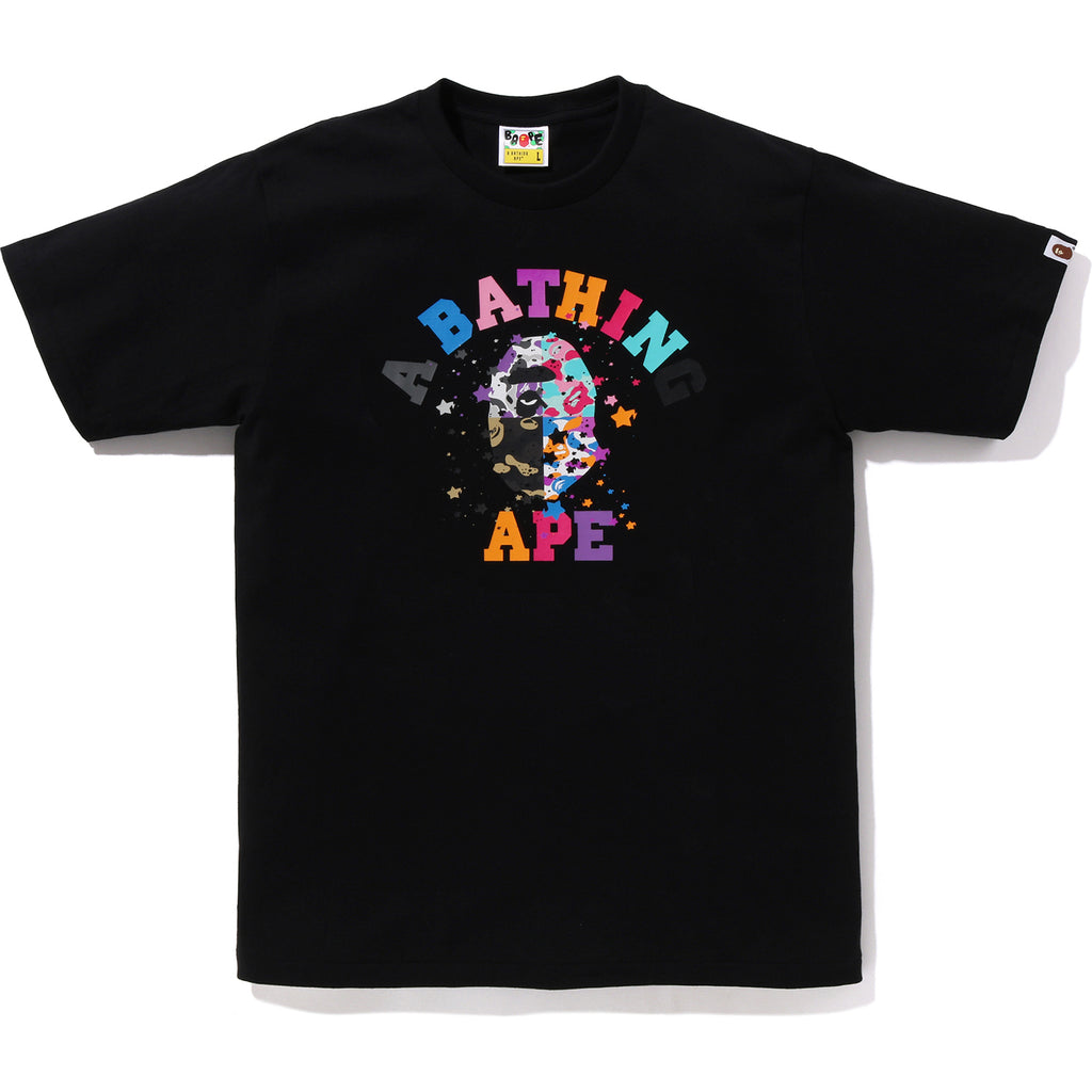 BAPE US College Multi Cam STA T-Shirt - A Bathing Ape Men's Tee – us ...