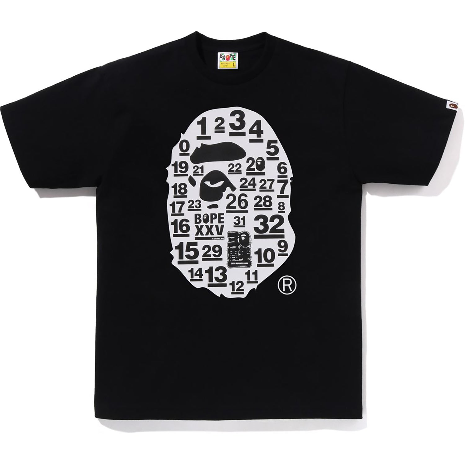 A BATHING APE 32ND ANNIV. BIG APE HEAD T MENS – us.bape.com