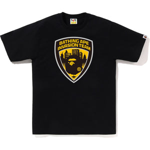 A Bathing Ape Security Emblem Tee - Men's Cotton T-Shirt | BAPE USA ...