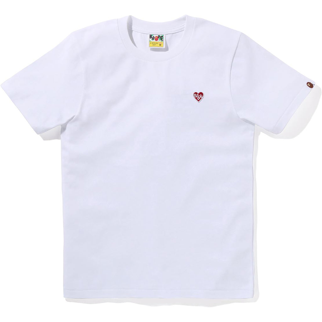 BAPE HEART ONE POINT TEE LADIES – us.bape.com