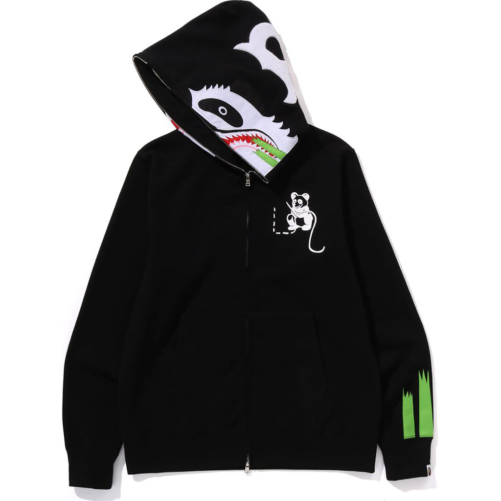 BAPE Men’s Panda Full Zip Hoodie – Soft Cotton Fleece, Regular Fit – us ...