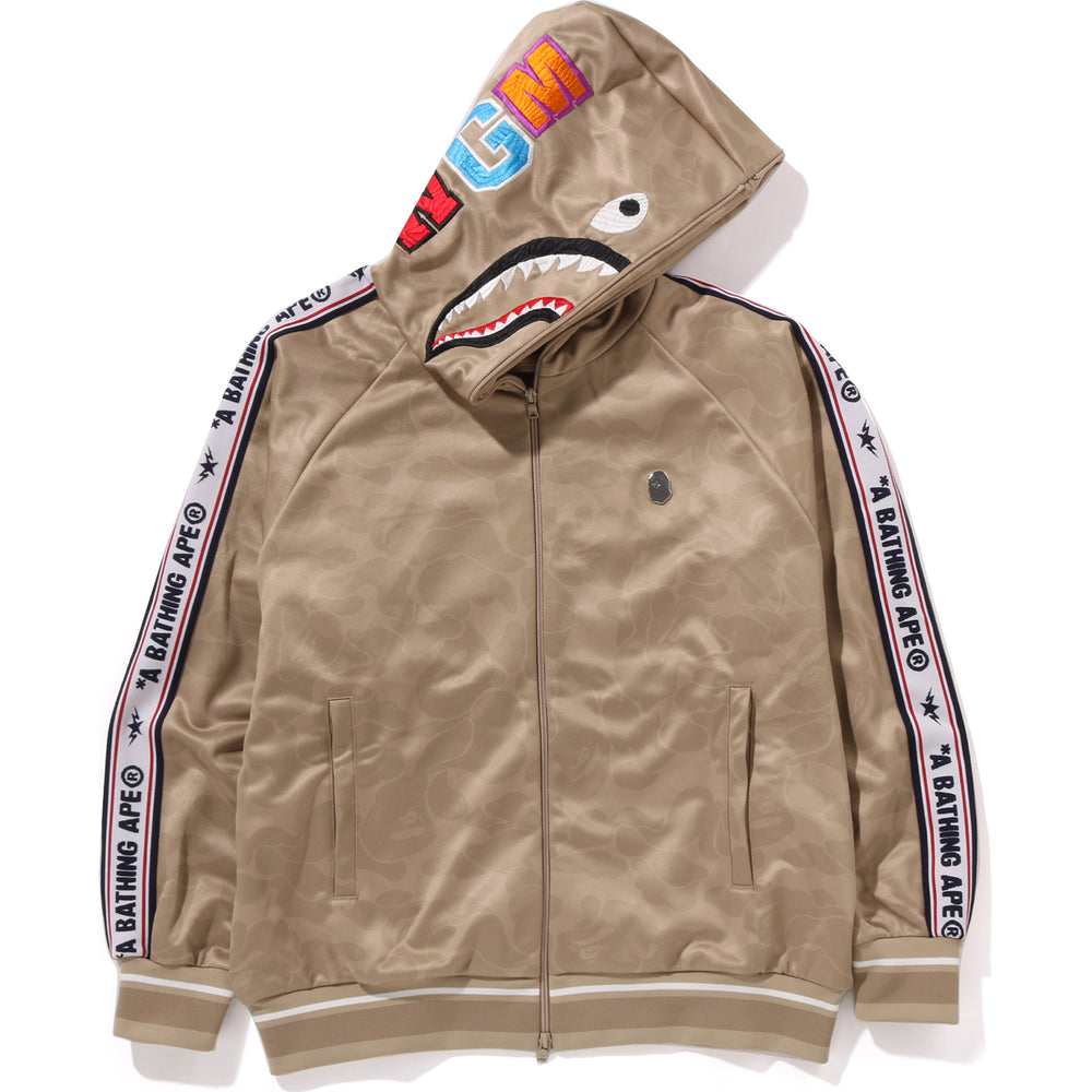 BAPE Mens Solid Camo Shark Hoodie – Relaxed Fit Full Zip Jacket – us ...