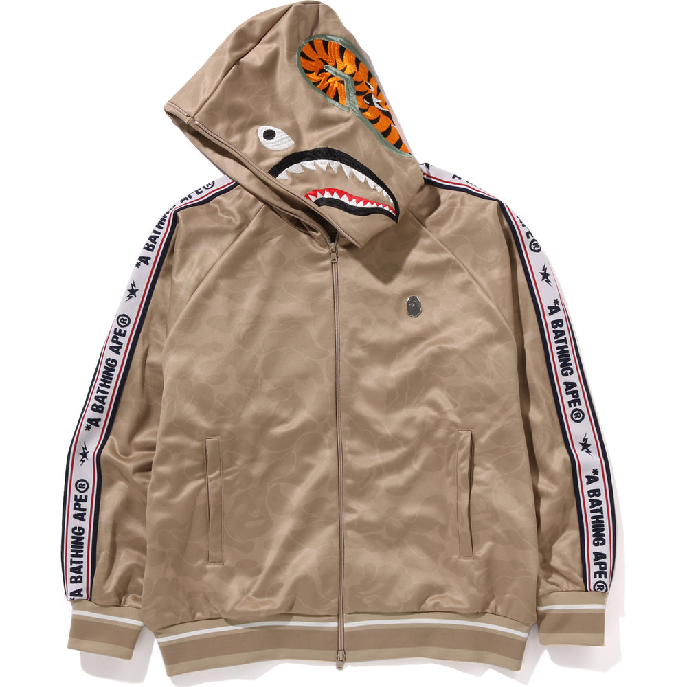 BAPE Mens Solid Camo Shark Hoodie – Relaxed Fit Full Zip Jacket – us.bape.com