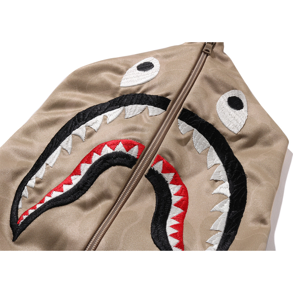 BAPE Mens Solid Camo Shark Hoodie – Relaxed Fit Full Zip Jacket – us ...