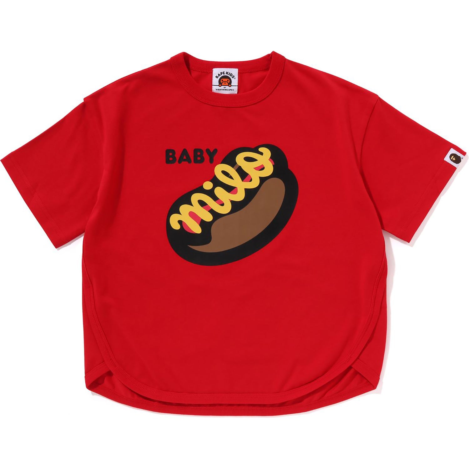 A Bathing Ape HOTDOG RELAXED Motif Fit Tee Kids - BAPE | Cute T-Shirt ...