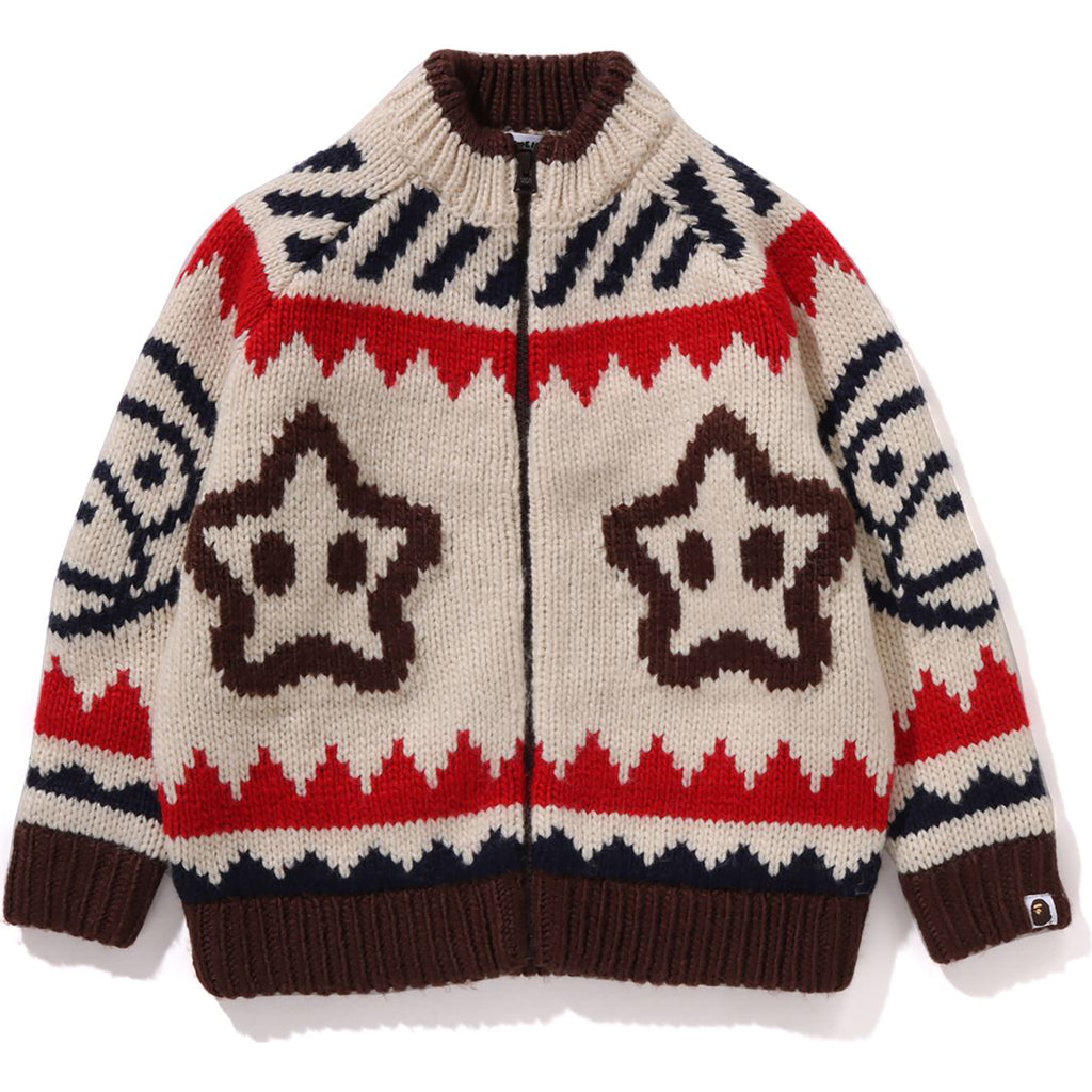 BABY MILO WOOL MIX COWICHAN CARDIGAN KIDS – us.bape.com