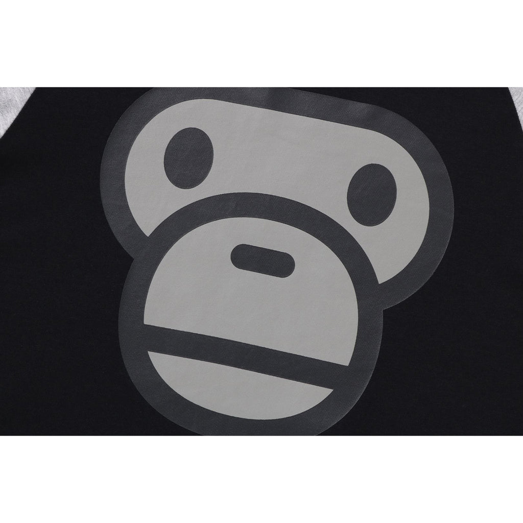 MILO FACE RAGLAN LS TEE KIDS – us.bape.com