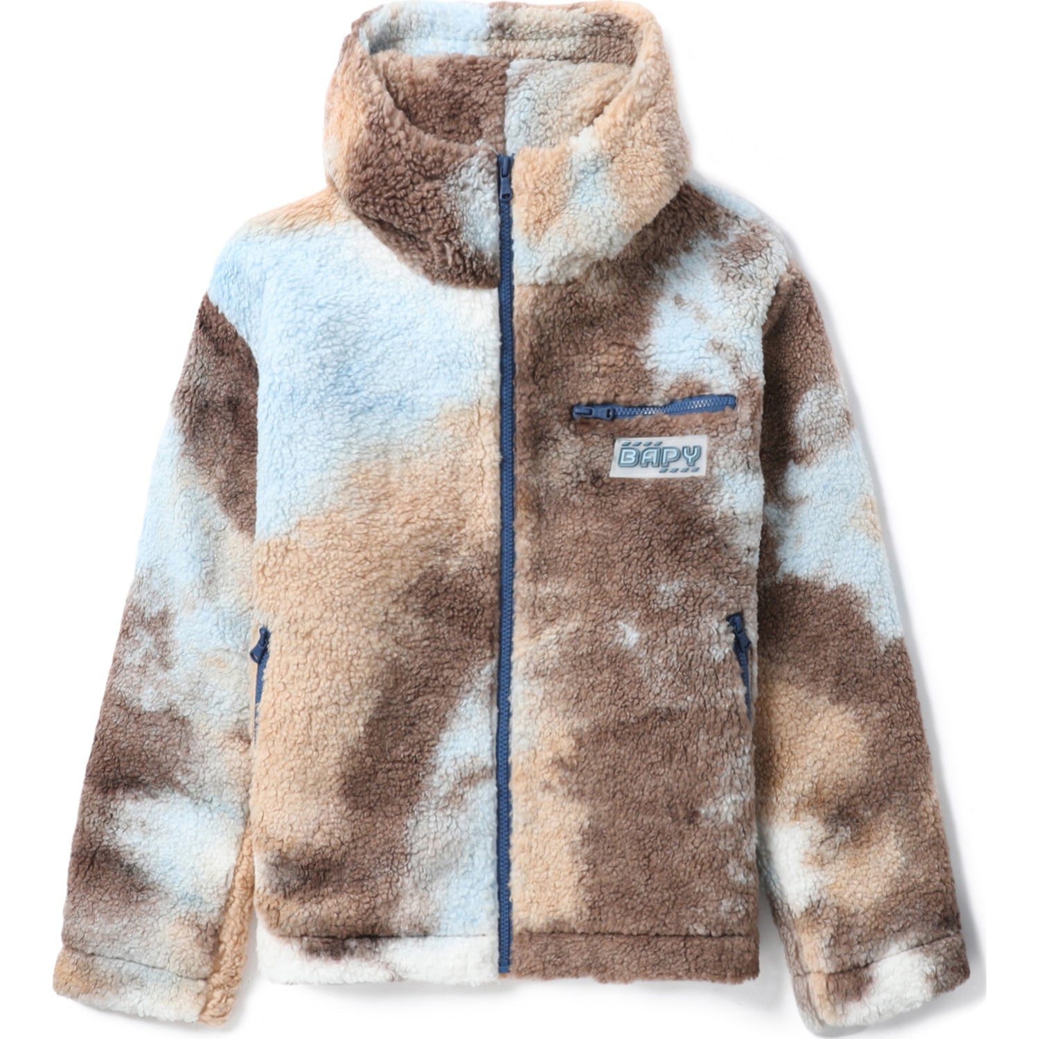 BAPY MULTI COLOR FLEECE JACKET LADIES – us.bape.com